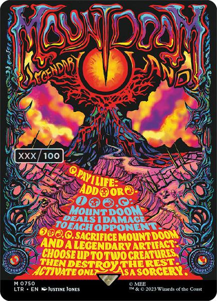 Mount Doom (Borderless Poster) (Serial Numbered) - Universes Beyond ...