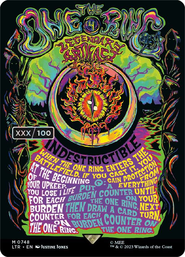 The One Ring (Borderless Poster) (Serial Numbered) - Universes Beyond ...