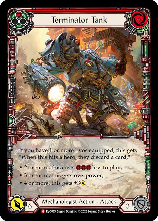 Terminator Tank (Extended Art) - Bright Lights - Flesh and Blood TCG ...