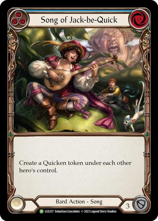 Song of Jack-be-Quick - LGS217 - Flesh and Blood: Promo Cards - Flesh ...