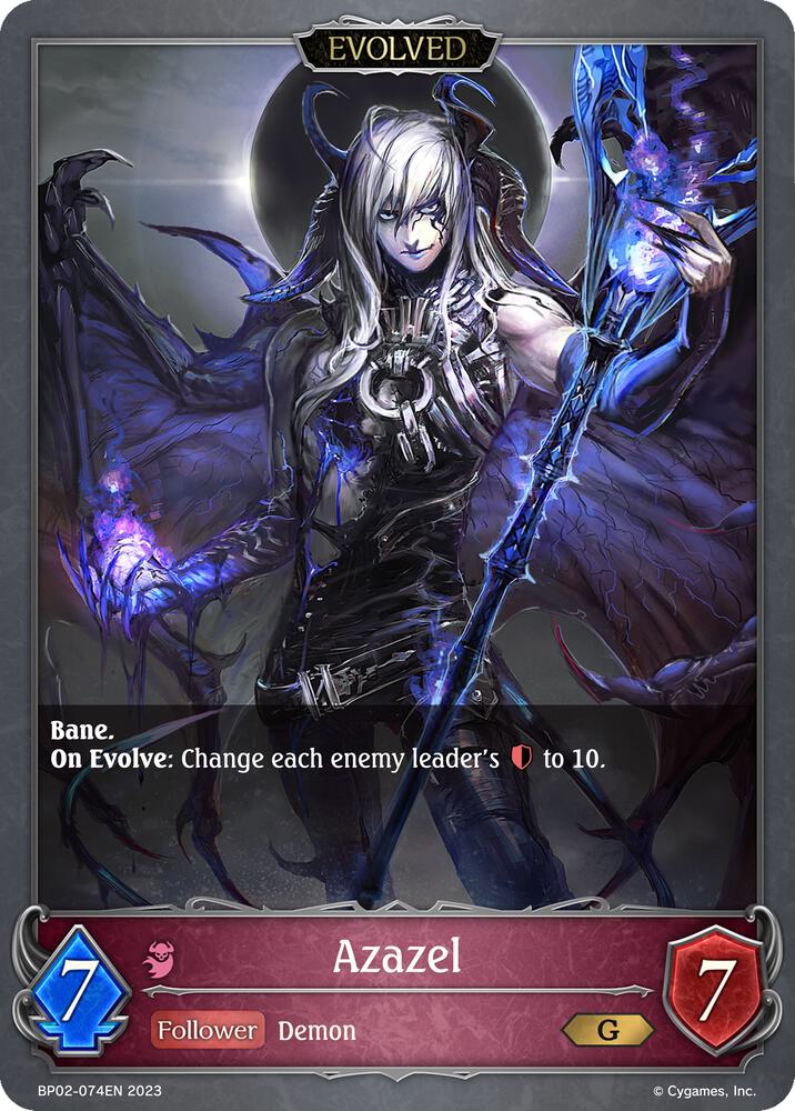 Azazel (Evolved) - BP02: Reign of Bahamut - Shadowverse: Evolve