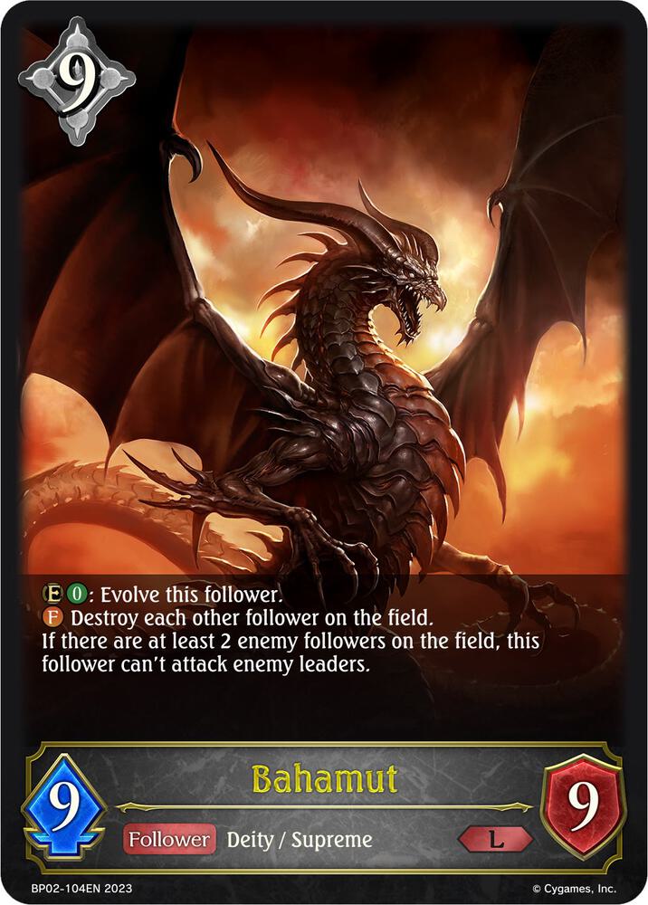 Bahamut (Evolved) - BP02: Reign of Bahamut - Shadowverse: Evolve