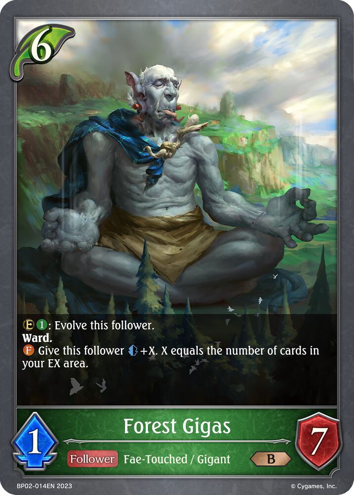 Forest Gigas - BP02: Reign of Bahamut - Shadowverse: Evolve - TCGplayer.com