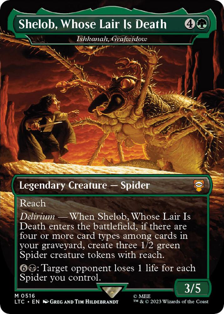 Shelob, Whose Lair Is Death - Ishkanah, Grafwidow (Borderless ...