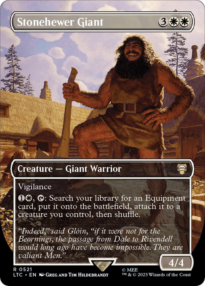 Stonehewer Giant (Borderless) - Commander: The Lord of the Rings: Tales ...