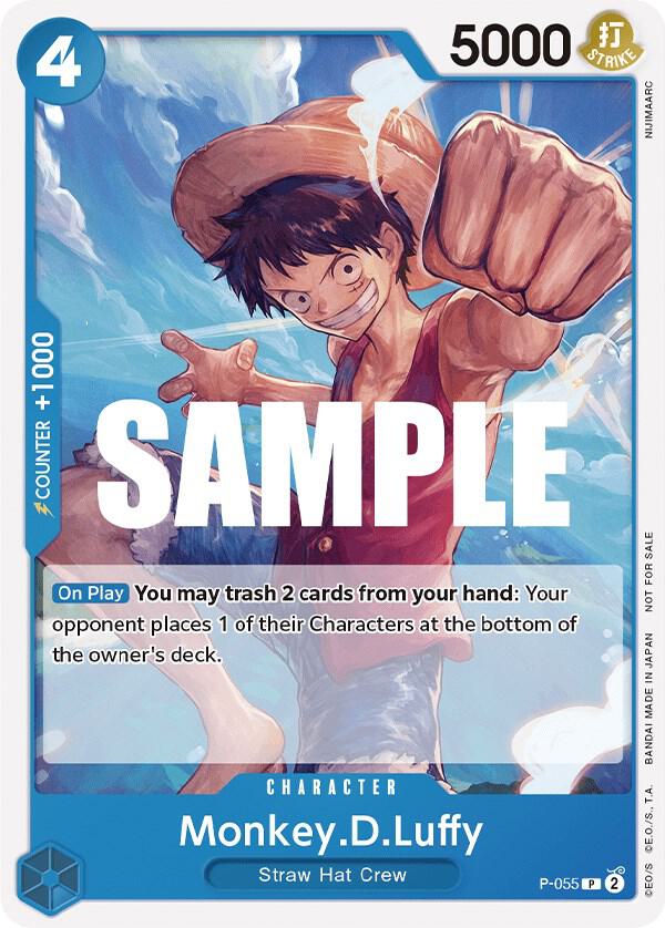 Monkey.D.Luffy (055) (Sealed Battle Kit Vol. 1) - One Piece Promotion Cards - One Piece Card ...