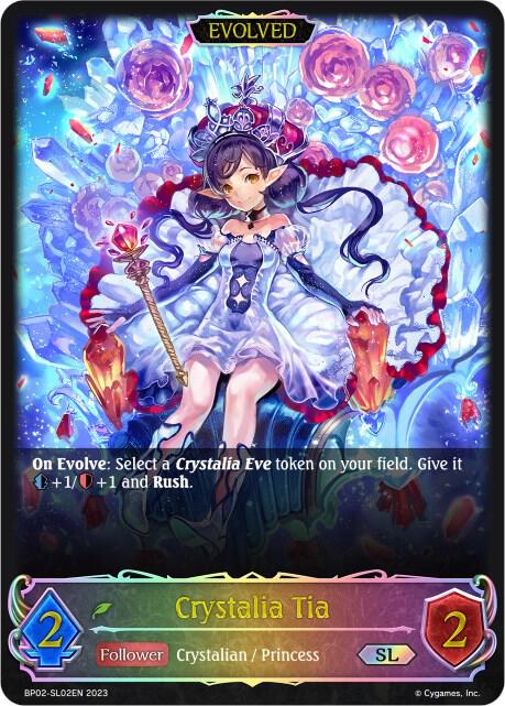 Crystalia Tia (Evolved) (SL) - BP02: Reign of Bahamut - Shadowverse: Evolve - TCGplayer.com