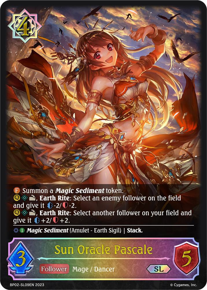 Sun Oracle Pascale (SL) - BP02: Reign of Bahamut - Shadowverse: Evolve - TCGplayer.com