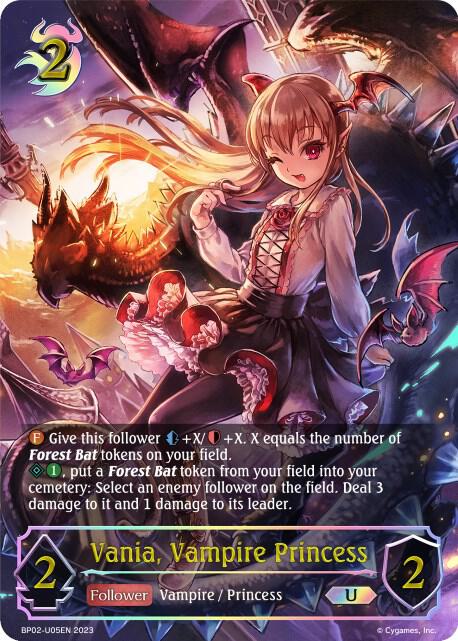 Vania, Vampire Princess (U) - BP02: Reign of Bahamut - Shadowverse: Evolve - TCGplayer.com