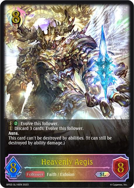 Heavenly Aegis (SL) - BP02: Reign of Bahamut - Shadowverse: Evolve - TCGplayer.com