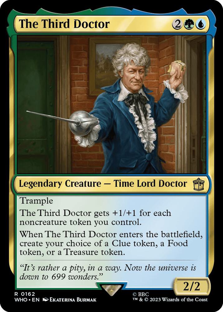 The Third Doctor - Universes Beyond: Doctor Who - Magic: The Gathering ...