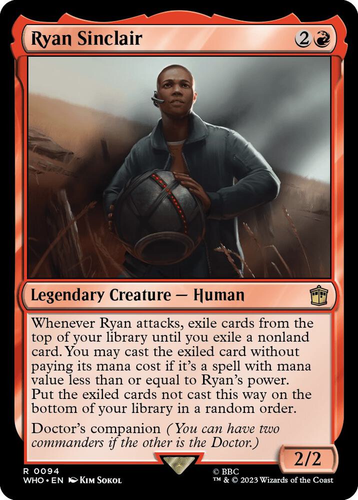 Ryan Sinclair - Universes Beyond: Doctor Who - Magic: The Gathering ...