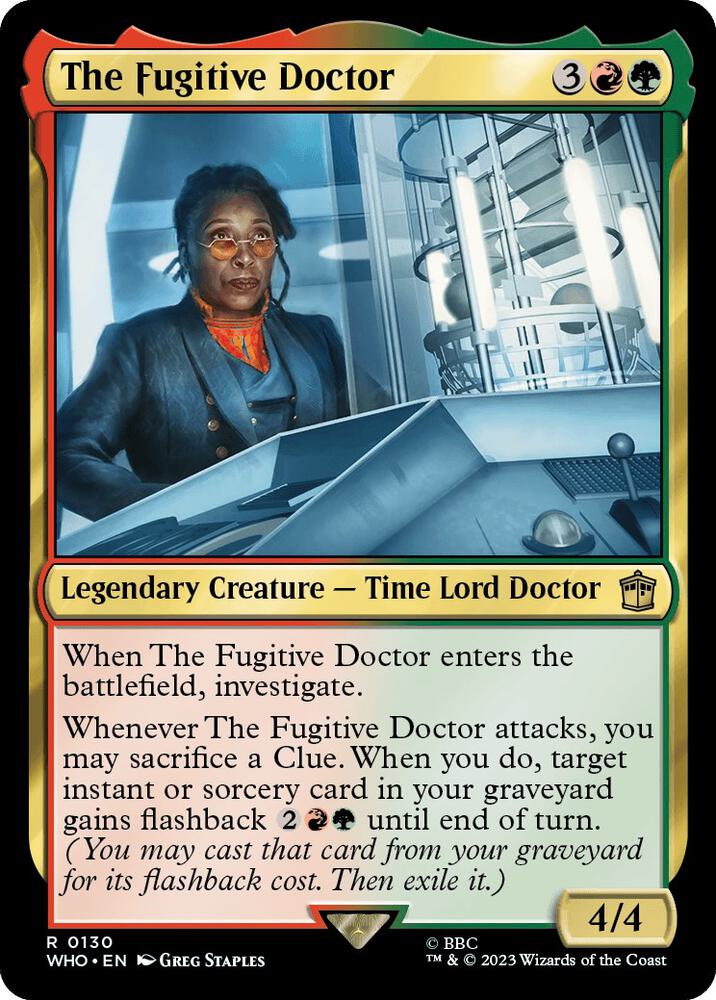 The Fugitive Doctor - Universes Beyond: Doctor Who - Magic: The Gathering - TCGplayer.com