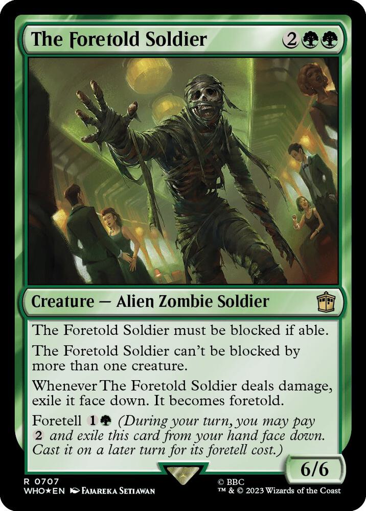 The Foretold Soldier (Surge Foil) - Universes Beyond: Doctor Who ...