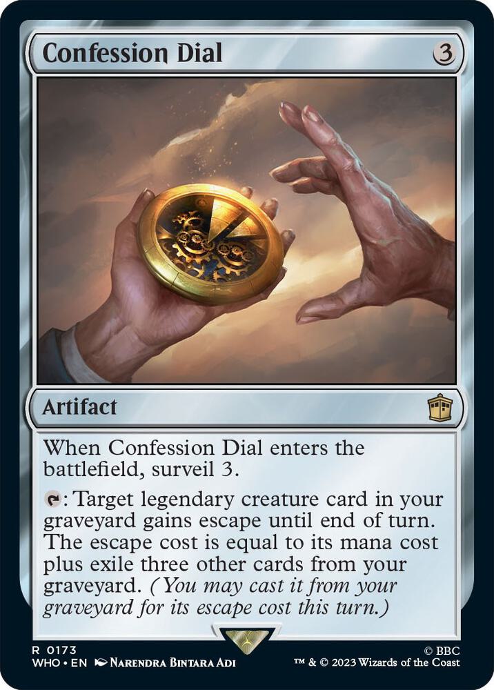 Confession Dial - Universes Beyond: Doctor Who - Magic: The Gathering ...