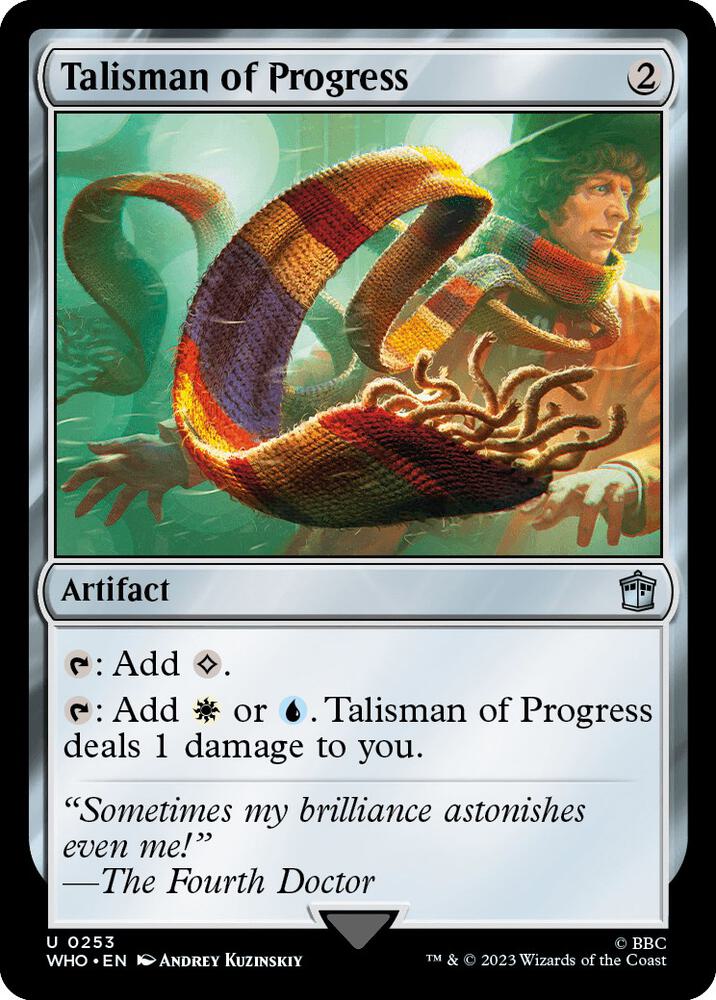 Talisman of Progress - Universes Beyond: Doctor Who - Magic: The ...