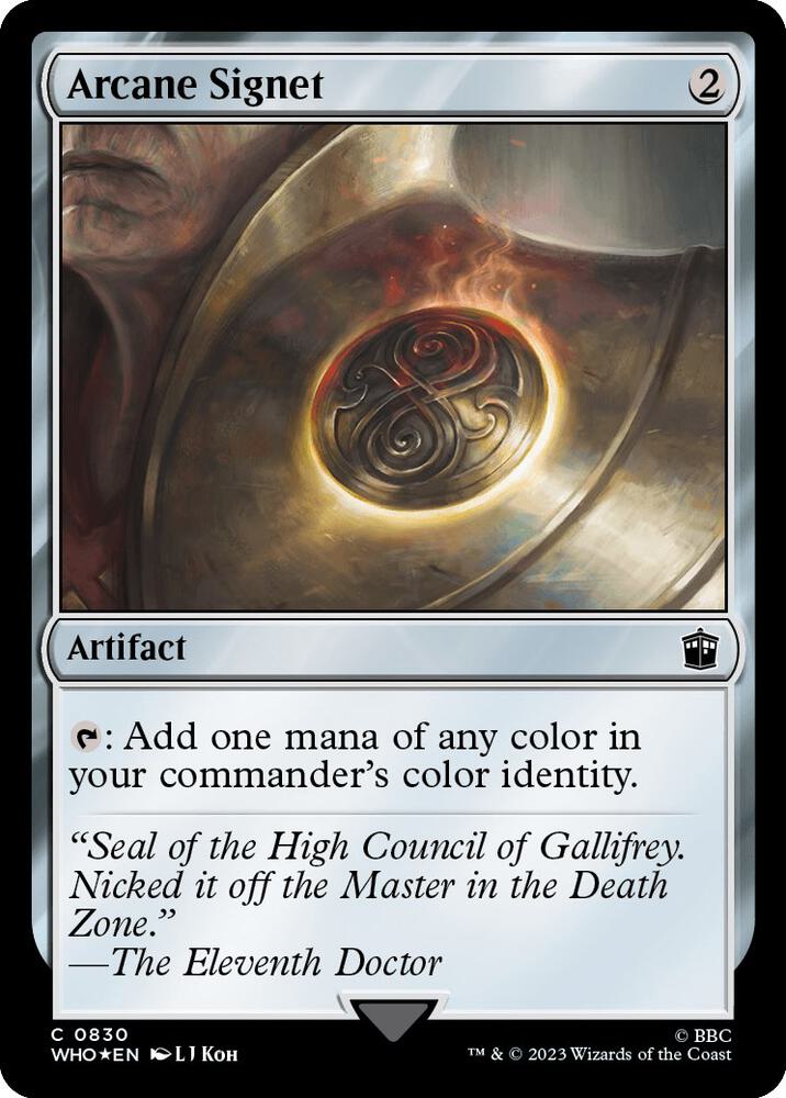 Arcane Signet (Surge Foil) - Universes Beyond: Doctor Who - Magic: The ...