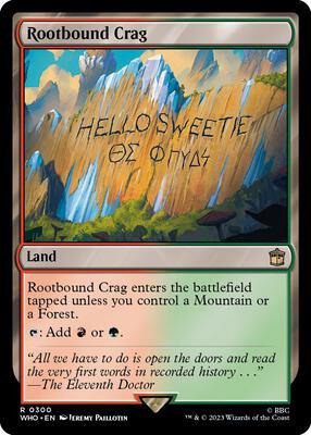 Rootbound Crag - Universes Beyond: Doctor Who - Magic: The Gathering ...