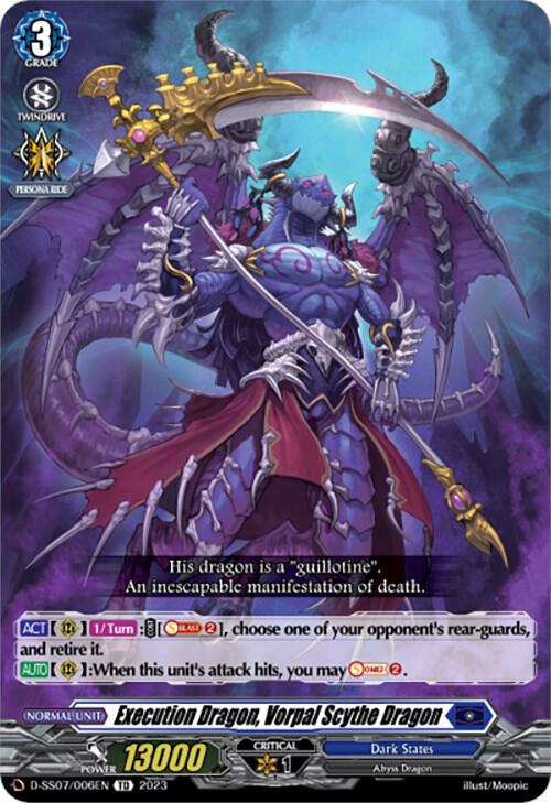 Execution Dragon, Vorpal Scythe Dragon - D-SS07: Stand Up Deckset "Favrneel" - Cardfight ...