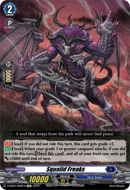 Squalid Freaks - D-SS07: Stand Up Deckset "Favrneel" - Cardfight Vanguard