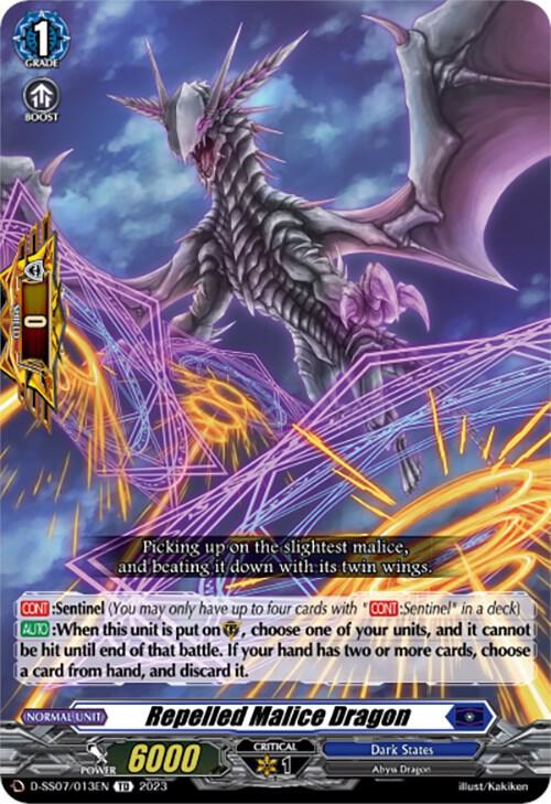 Repelled Malice Dragon - D-SS07: Stand Up Deckset "Favrneel" - Cardfight Vanguard - TCGplayer.com