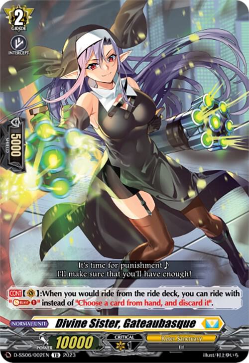 Divine Sister, Gateaubasque - D-SS06: Stand Up Deckset "Gramgrace" - Cardfight Vanguard ...