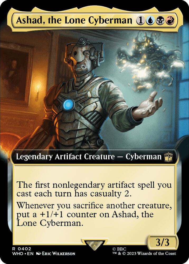 Ashad, the Lone Cyberman (Extended Art) - Universes Beyond: Doctor Who ...