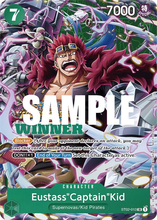 Eustass"Captain"Kid (Winner Pack Vol. 5) - One Piece Promotion Cards - One Piece Card Game ...