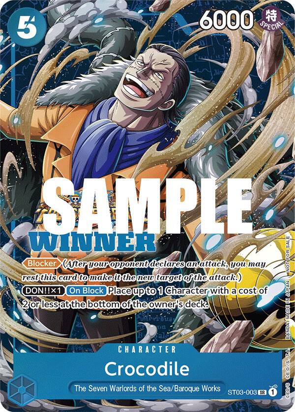 Crocodile (Winner Pack Vol. 5) - One Piece Promotion Cards - One Piece ...
