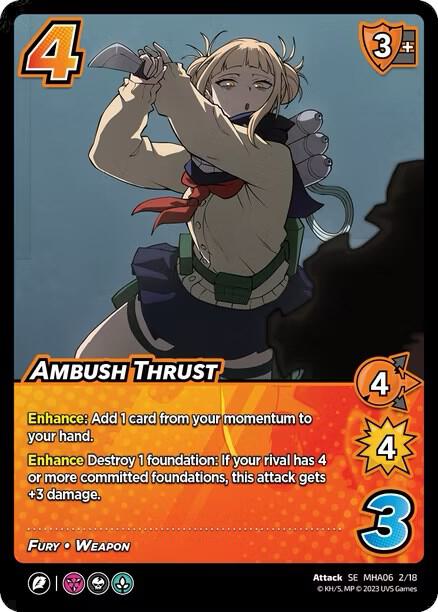 Ambush Thrust - UniVersus: My Hero Academia: Jet Burn - UniVersus