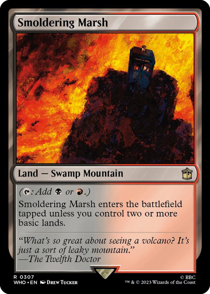 Smoldering Marsh - Universes Beyond: Doctor Who - Magic: The Gathering ...