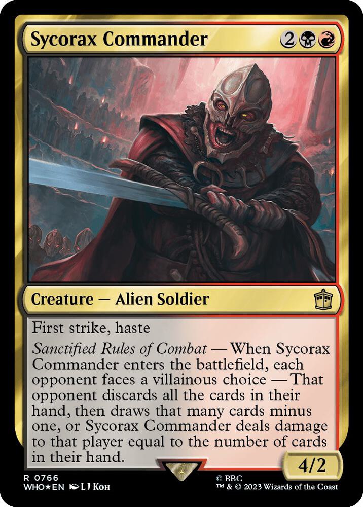 Sycorax Commander (Surge Foil) - Universes Beyond: Doctor Who - Magic ...
