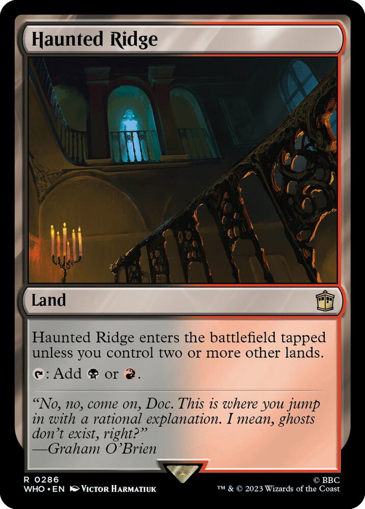 Haunted Ridge - Universes Beyond: Doctor Who - Magic: The Gathering ...