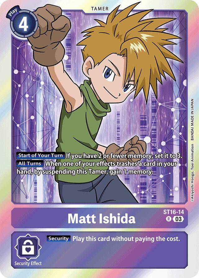 Matt Ishida - Starter Deck 16: Wolf of Friendship - Digimon Card Game ...