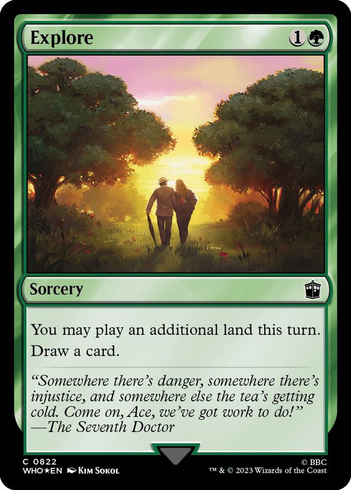 Explore (Surge Foil) - Universes Beyond: Doctor Who - Magic: The ...