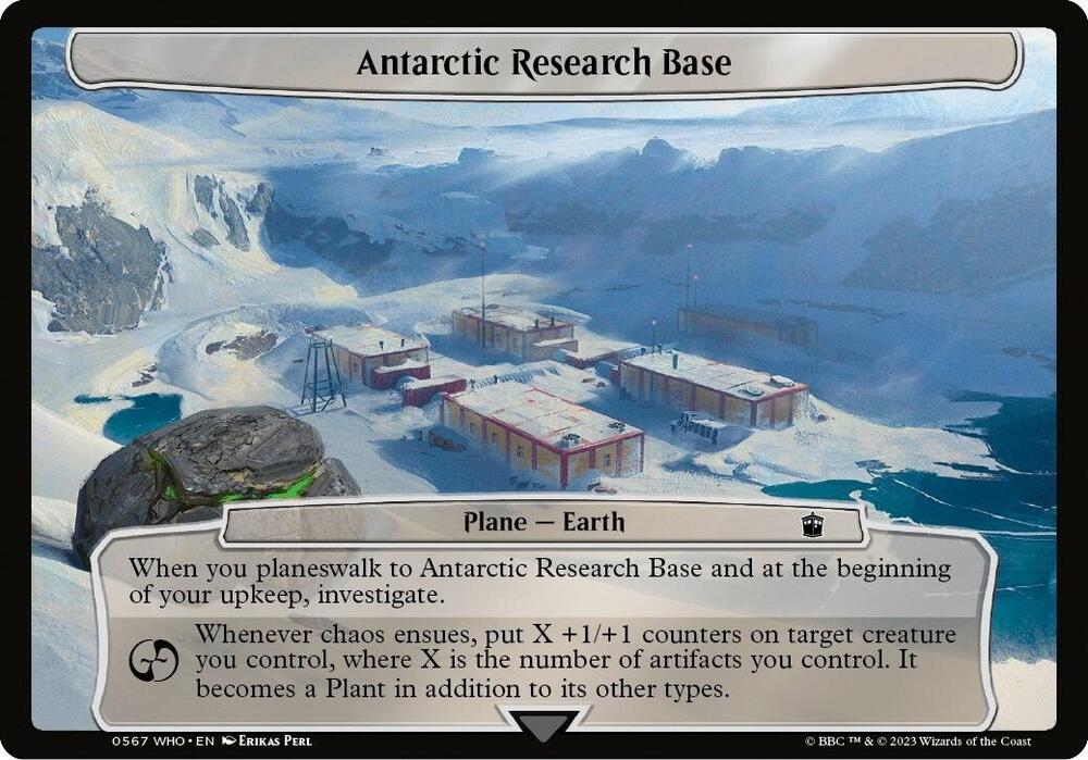 Antarctic Research Base - Planechase: Universes Beyond: Doctor Who ...