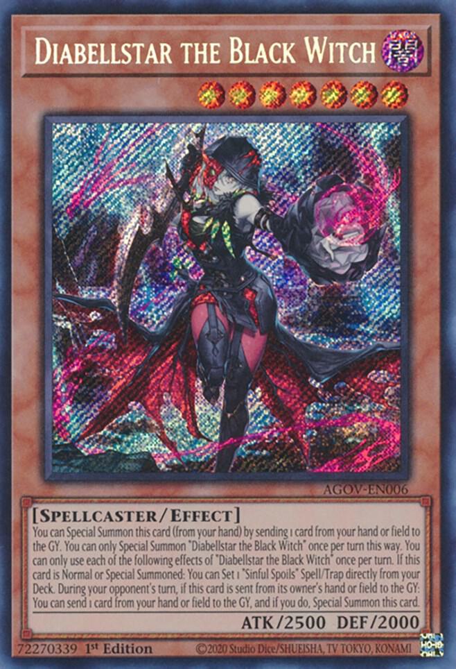 Diabellstar the Black Witch - Age of Overlord - YuGiOh - TCGplayer.com