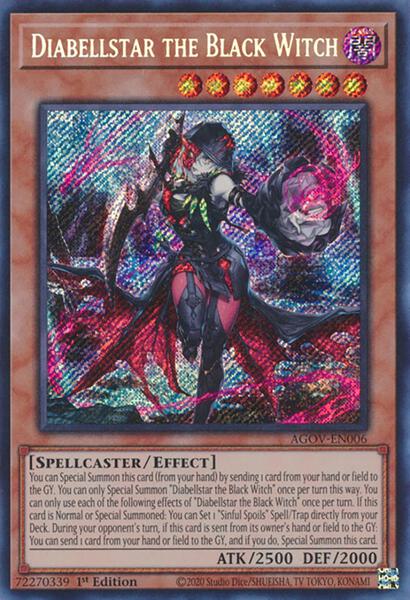 Diabellstar the Black Witch - Age of Overlord - YuGiOh - TCGplayer.com