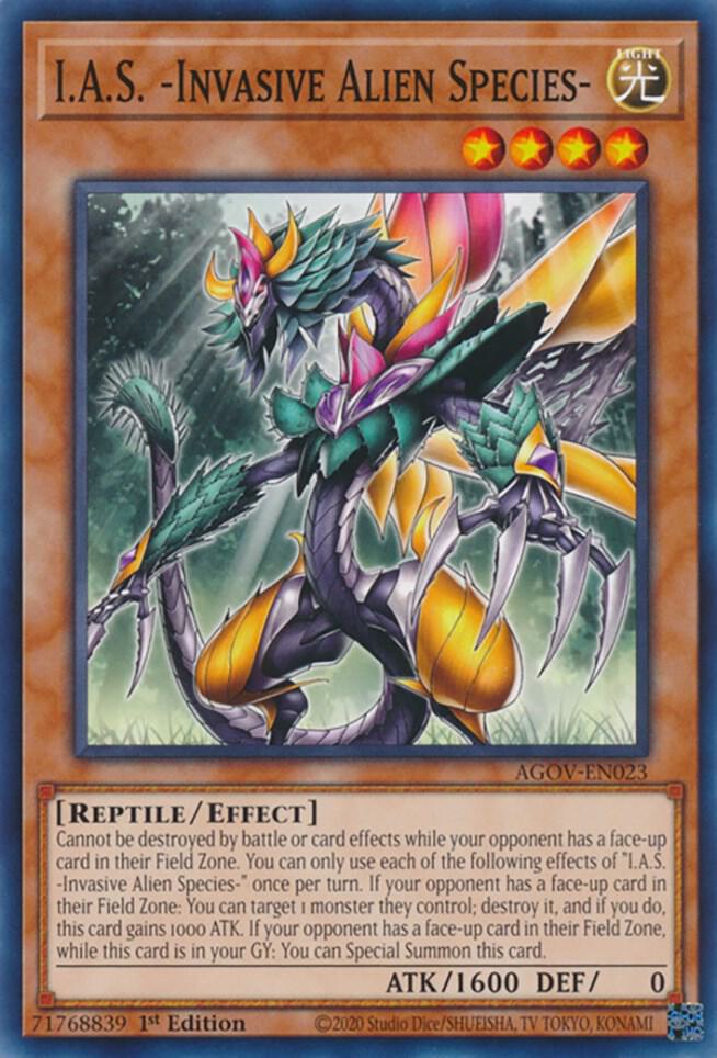 I.A.S. -Invasive Alien Species- - Age of Overlord - YuGiOh - TCGplayer.com