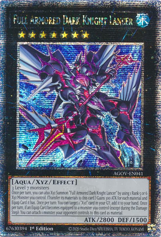 Full Armored Dark Knight Lancer (Quarter Century Secret Rare) - Age of ...