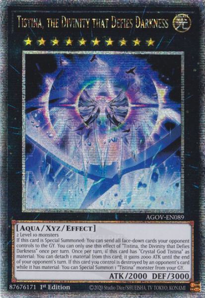 Tistina, the Divinity that Defies Darkness (Quarter Century Secret Rare ...