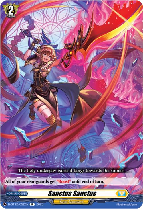 Sanctus Sanctus - D-BT12: Evenfall Onslaught - Cardfight Vanguard