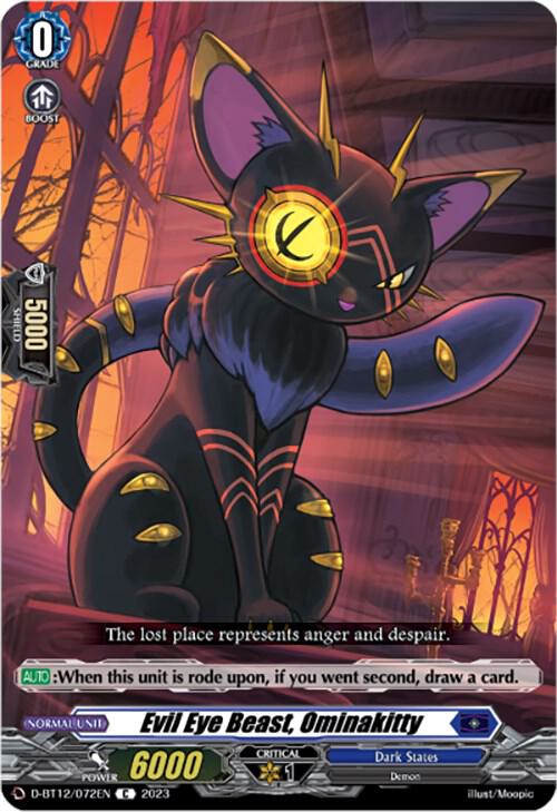 Evil Eye Dragon, Ominagruzio - Evenfall Onslaught - Cardfight Vanguard