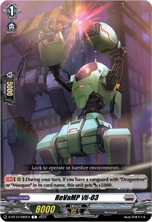 ReVaMP VII-03 - D-BT12: Evenfall Onslaught - Cardfight Vanguard