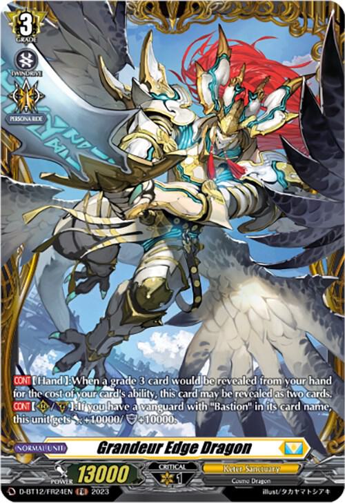 Grandeur Edge Dragon (FR) - D-BT12: Evenfall Onslaught - Cardfight Vanguard
