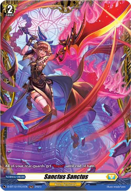 Sanctus Sanctus (FR) - D-BT12: Evenfall Onslaught - Cardfight Vanguard - TCGplayer.com