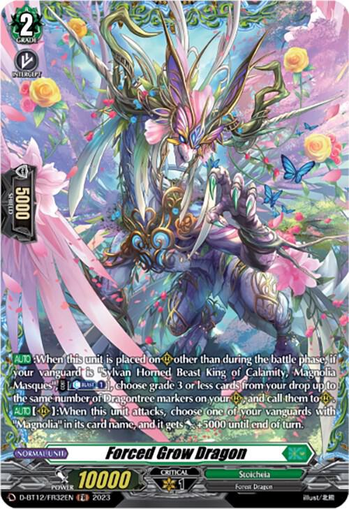 Forced Grow Dragon (FR) - D-BT12: Evenfall Onslaught - Cardfight Vanguard
