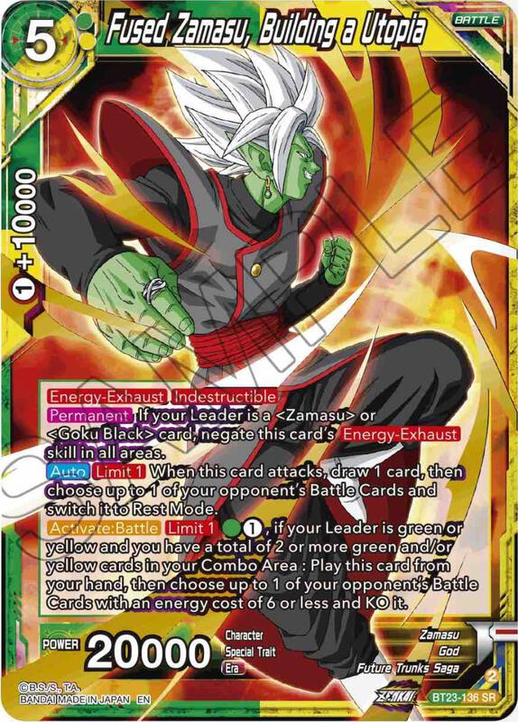 Fused Zamasu, Building a Utopia - Perfect Combination - Dragon Ball ...