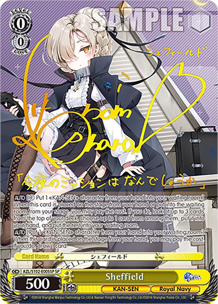Sheffield (SP) (Gold Signature) - Azur Lane - Weiss Schwarz - TCGplayer.com