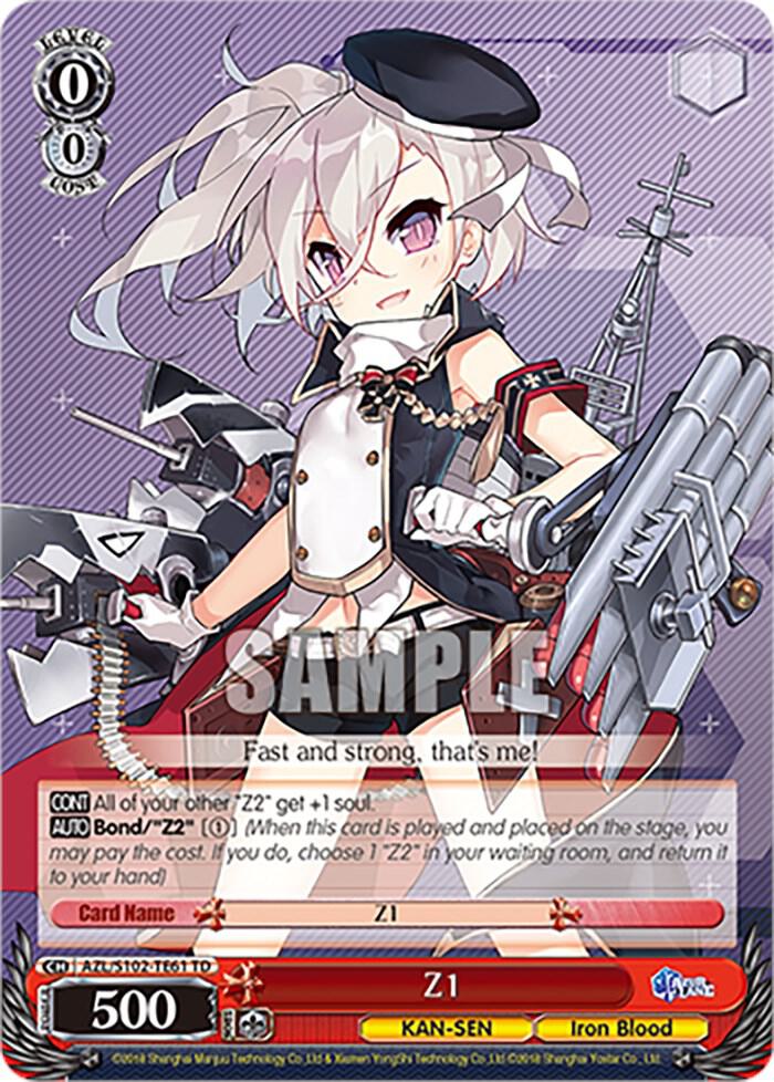 Z1 - Azur Lane - Weiss Schwarz - TCGplayer.com